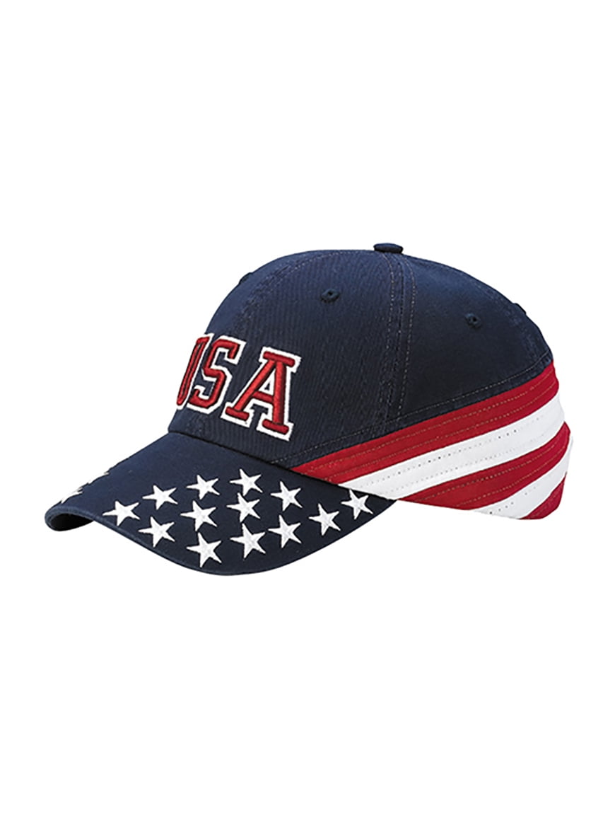 Flag Caps - Navy USA Star - Walmart.com