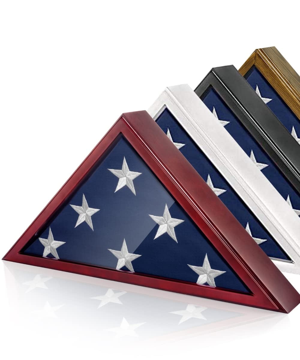 Flag Case for American Veteran Burial Flag 5x9 Feet - Walmart.com