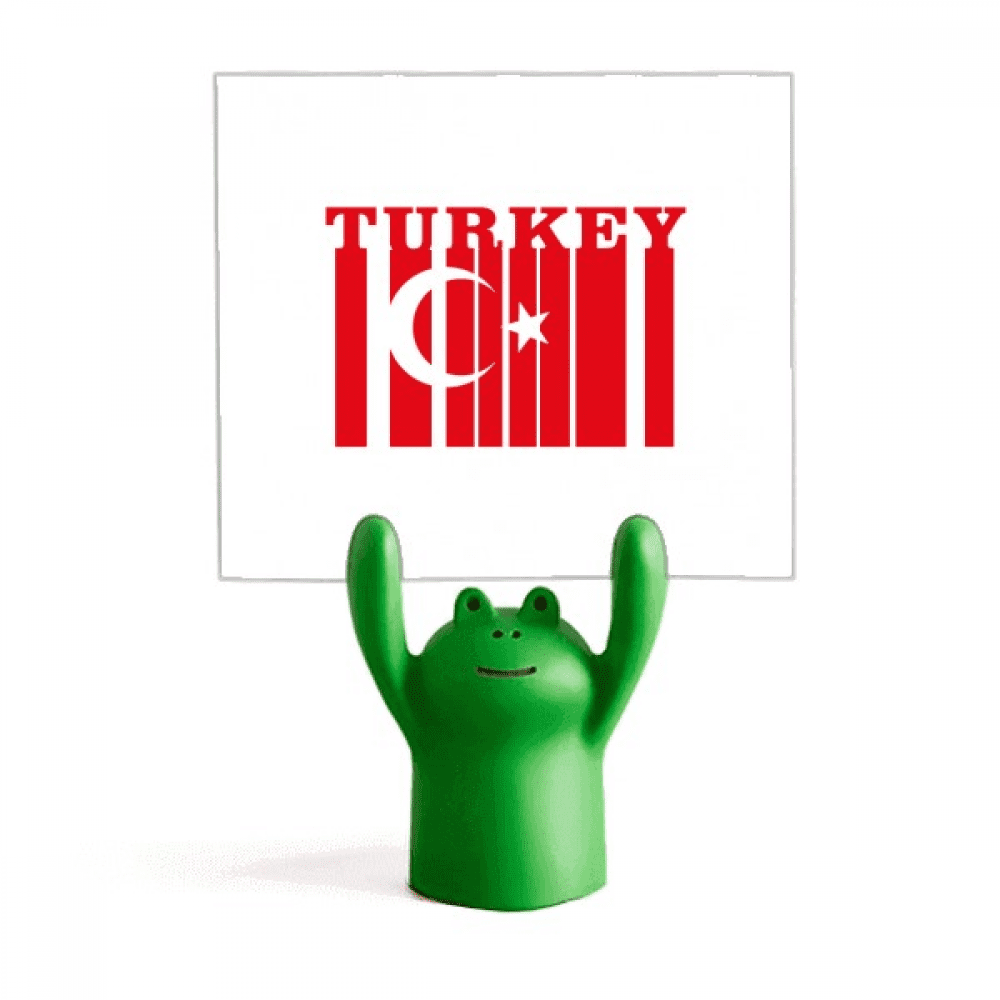 Flag Country Letter Turkey Memo Holder Cartoon Animal Frog Stand ...