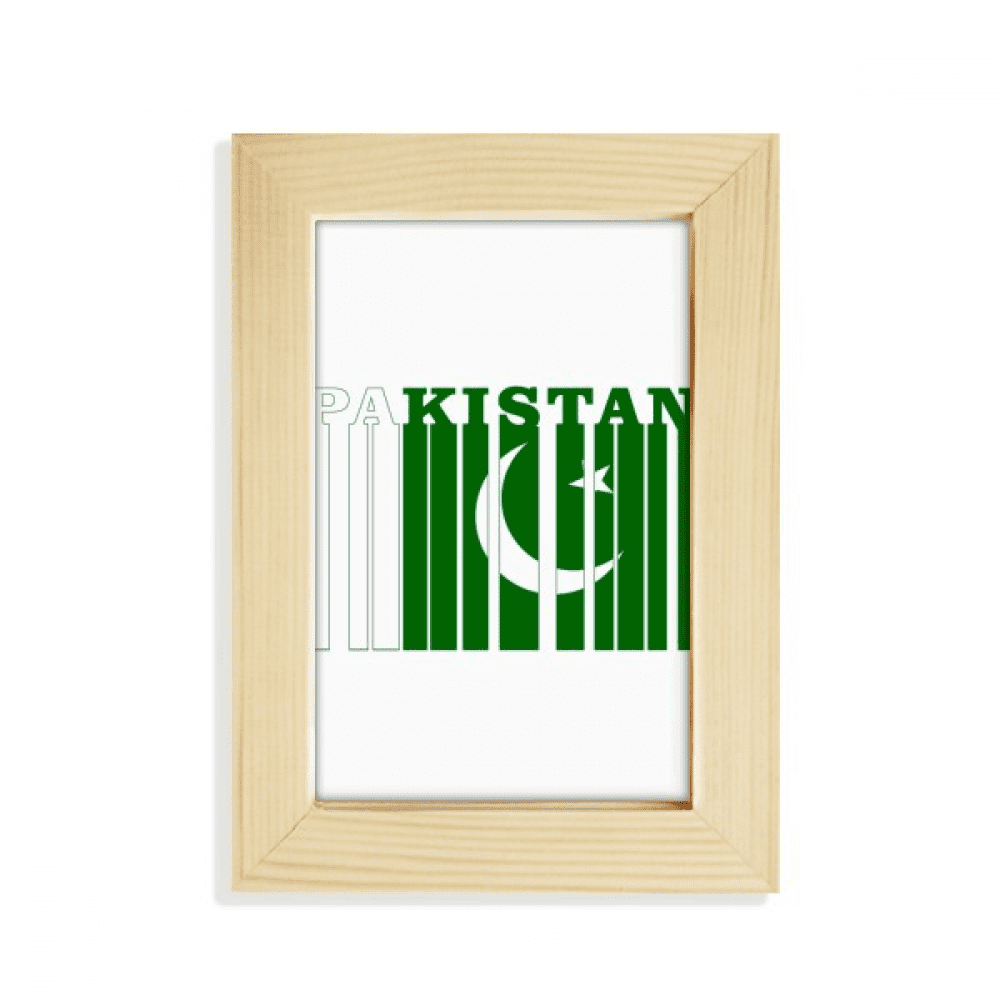 Flag Country Text Pakistan Desktop Display Photo Frame Picture Art ...