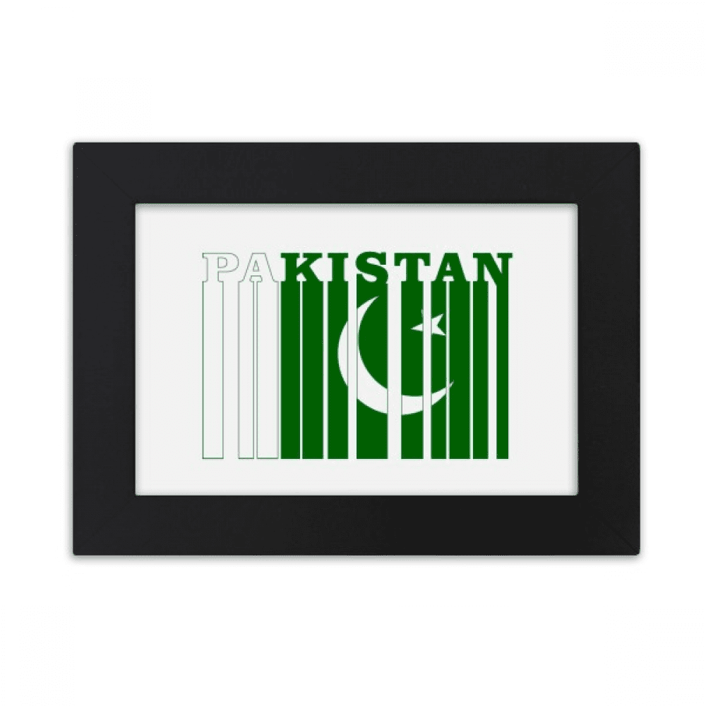 Flag Country Text Pakistan Desktop Photo Frame Ornaments Picture Art ...