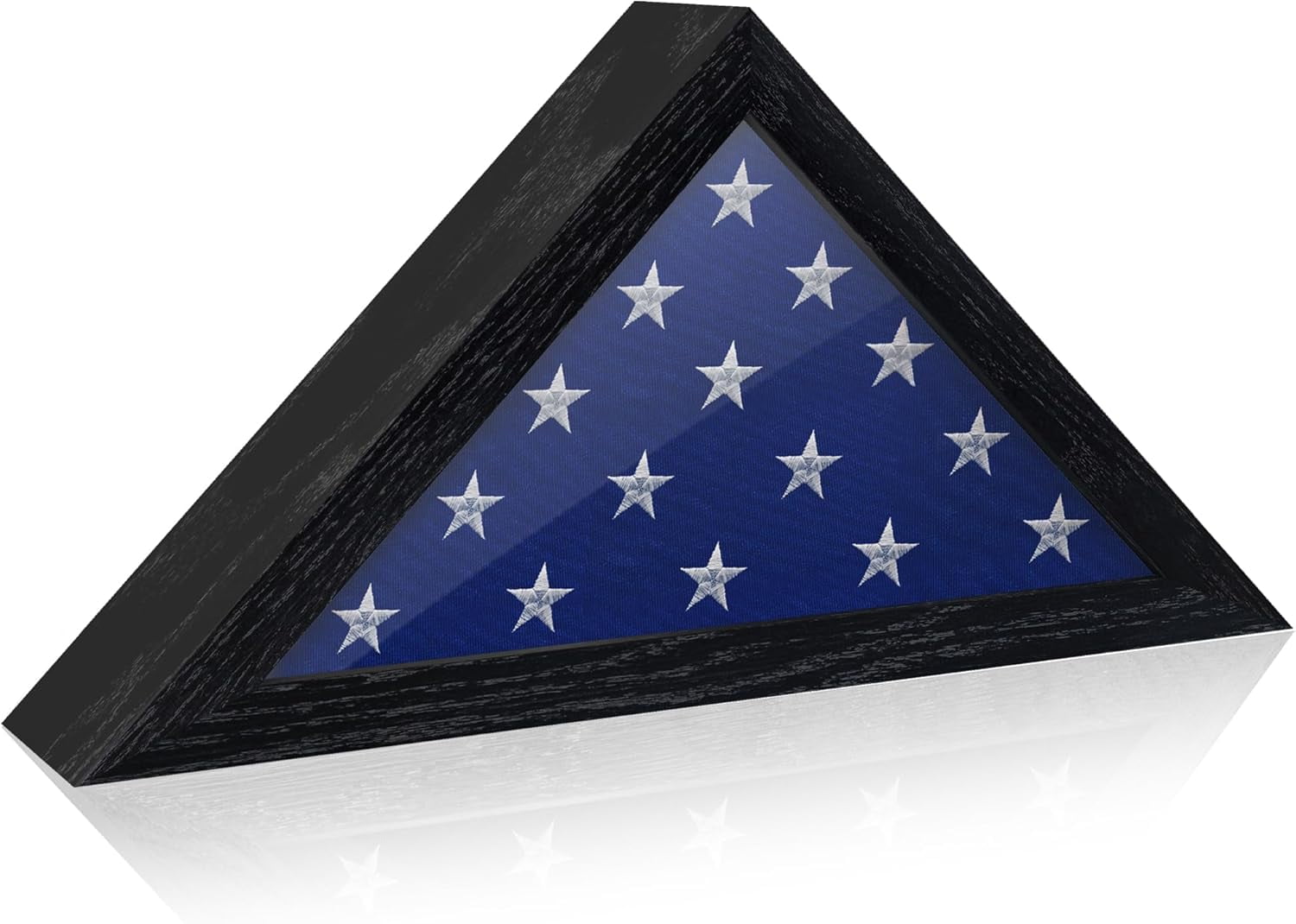 Flag Display Case for 3' x 5' American Veteran Burial Flag Solid Oak ...