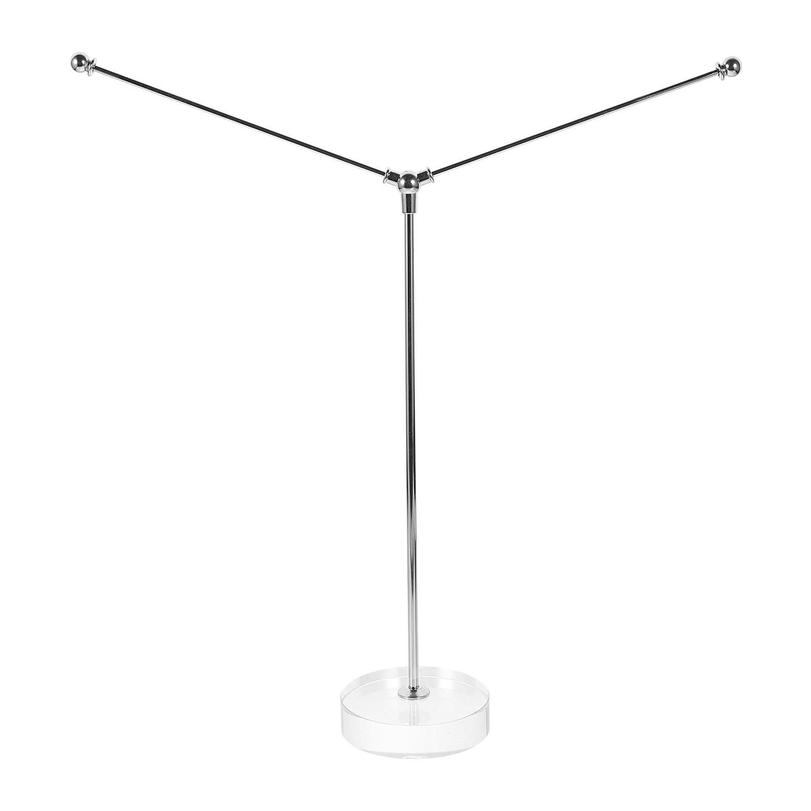 Flag Display Stand Delicate Aluminum Pole Base Office Transparent ...