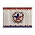 Flag Door Mat Patriotic Welcome Doormat Non Slip Entryway Floor Rug For ...