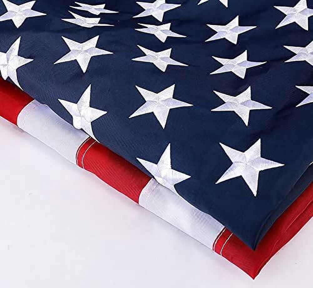 Flag - Embroidered Sewn Heavy Duty 210D Oxford Nylon Flag Vivid Color ...
