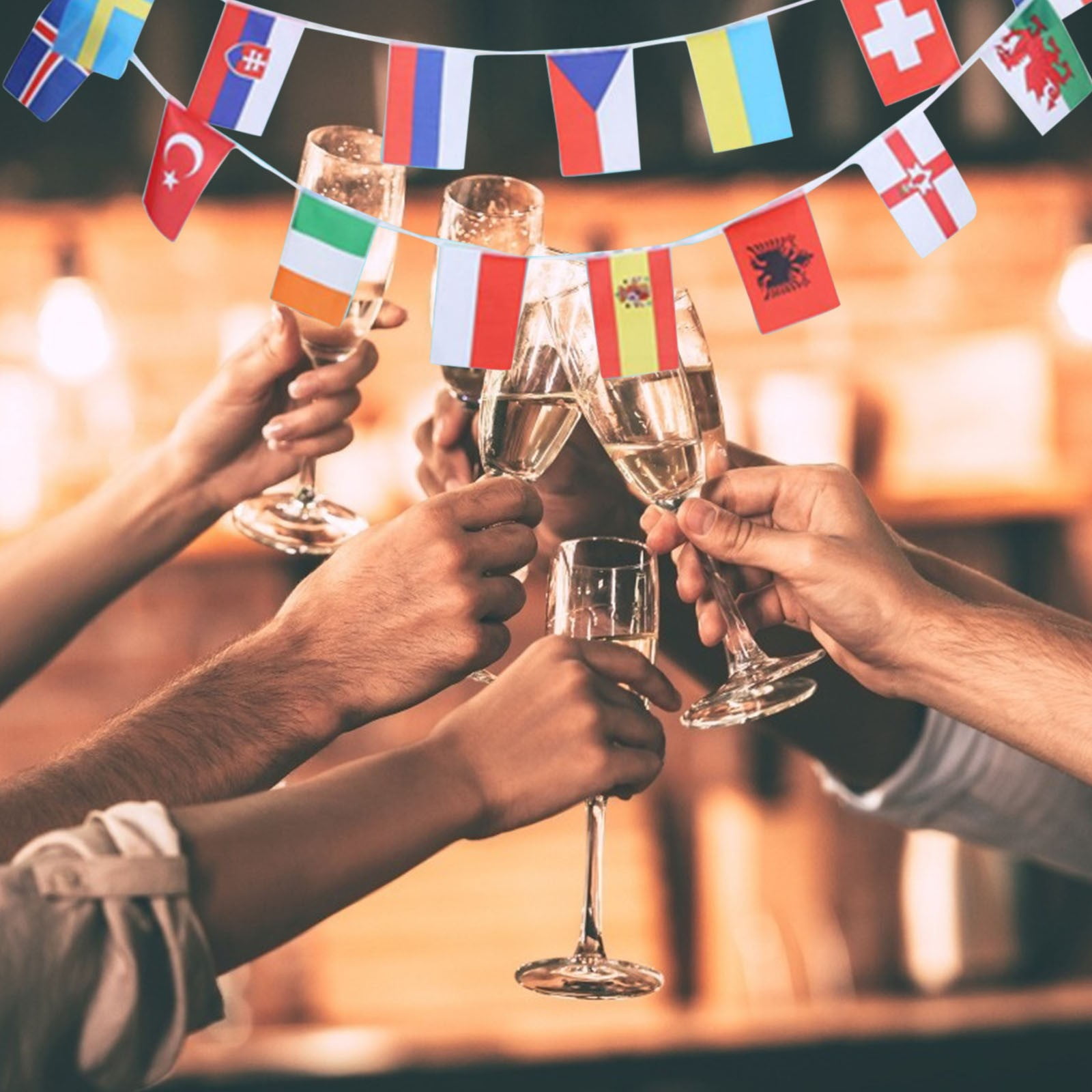 Flag European Cup 24 String Pennant String Banner Flags European ...