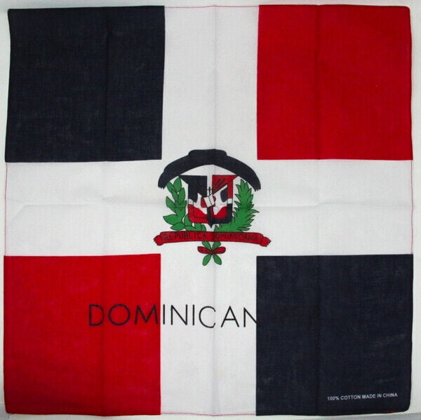 Flag Face Cover Cotton Bandana : Dominican RP. - Walmart.com