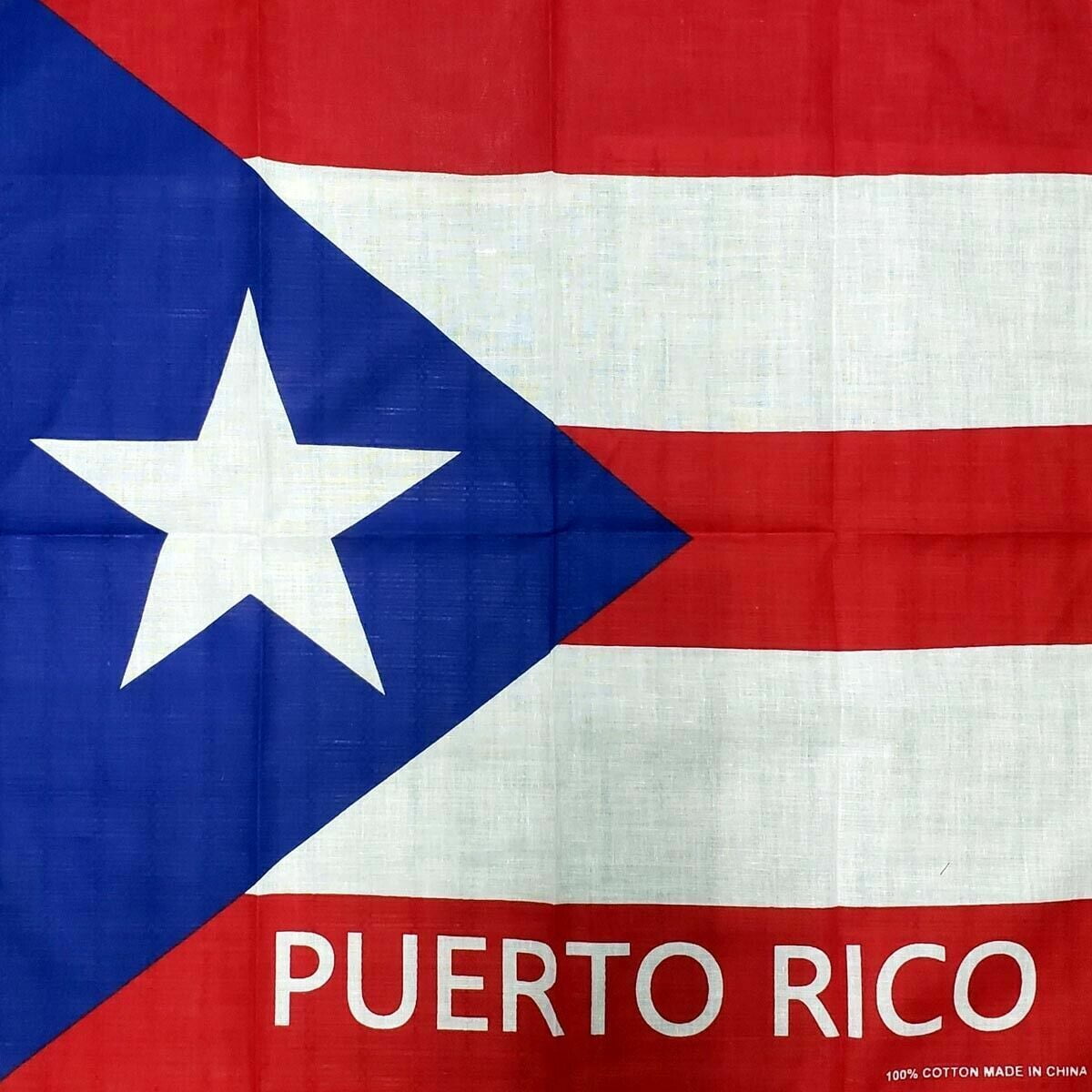 Flag Face Cover Cotton Bandana : Puerto Rico - Walmart.com