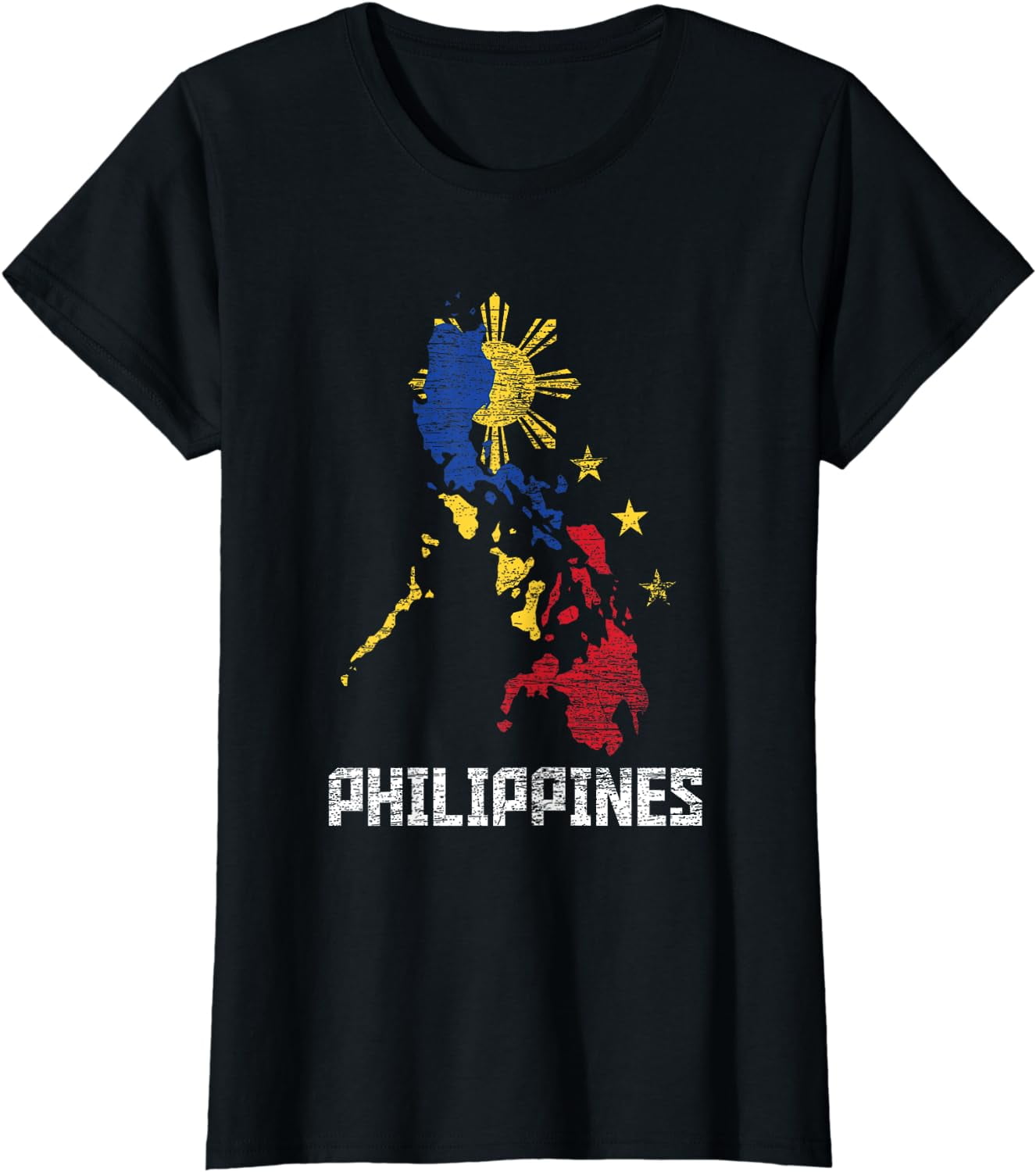 Flag Filipino Map Philippines T-Shirt - Walmart.com