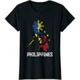 Flag Filipino Map Philippines T-Shirt - Walmart.com
