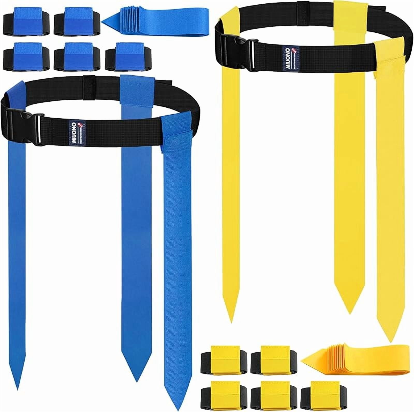 Flag Football Belts, Flag Football Set for Adults Kids and Youth, Flag ...