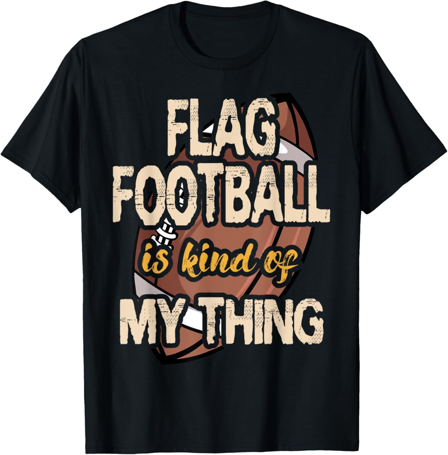 Flag Football Player Ball Carrier Sport Game Athletes T-Shirt - Walmart.com