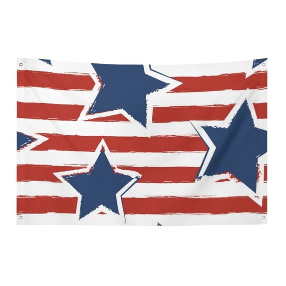 Flag Four Holes With Four Ropes Soft Applicability For Decorative ...