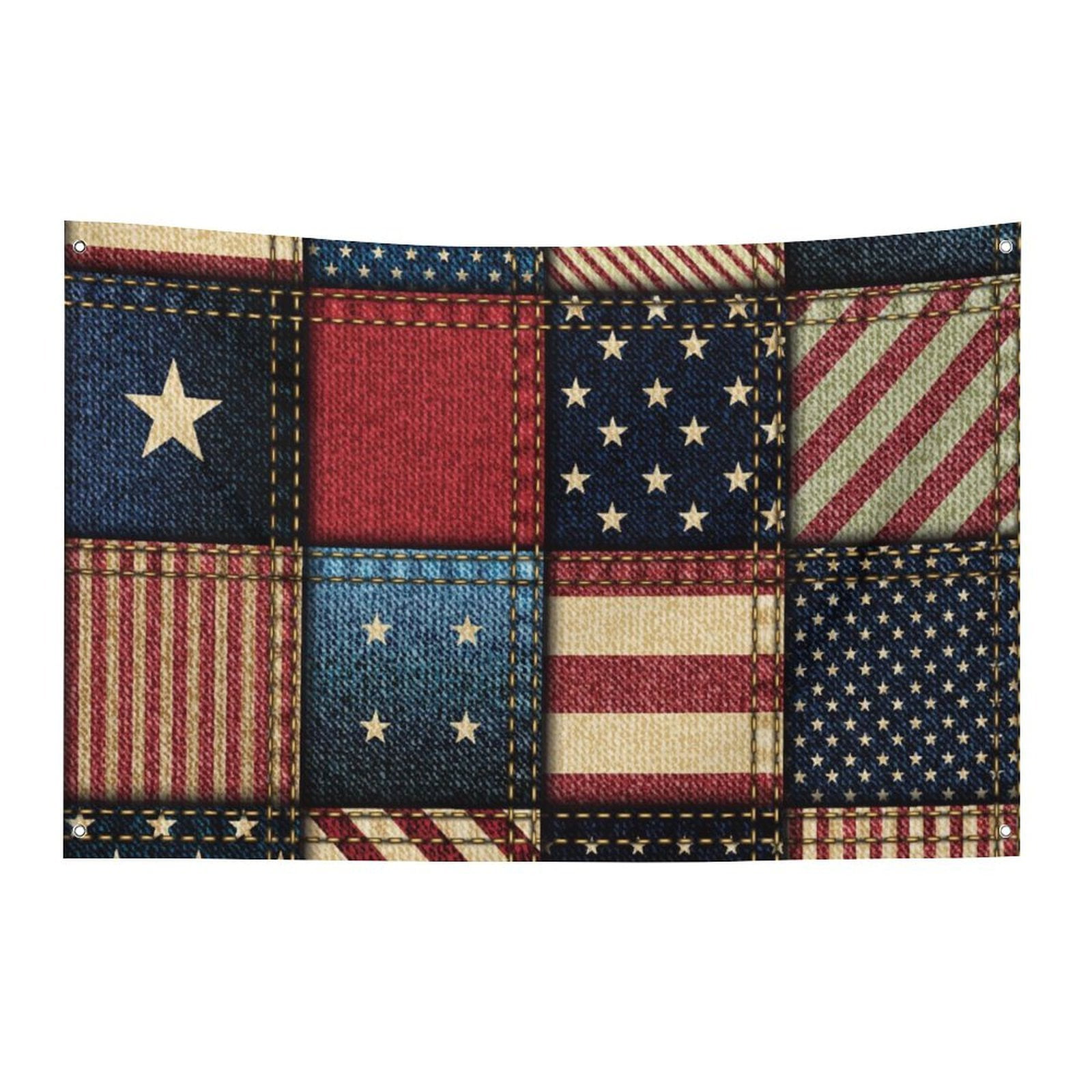 Flag Four Holes With Four Ropes Soft Applicability For Decorative ...