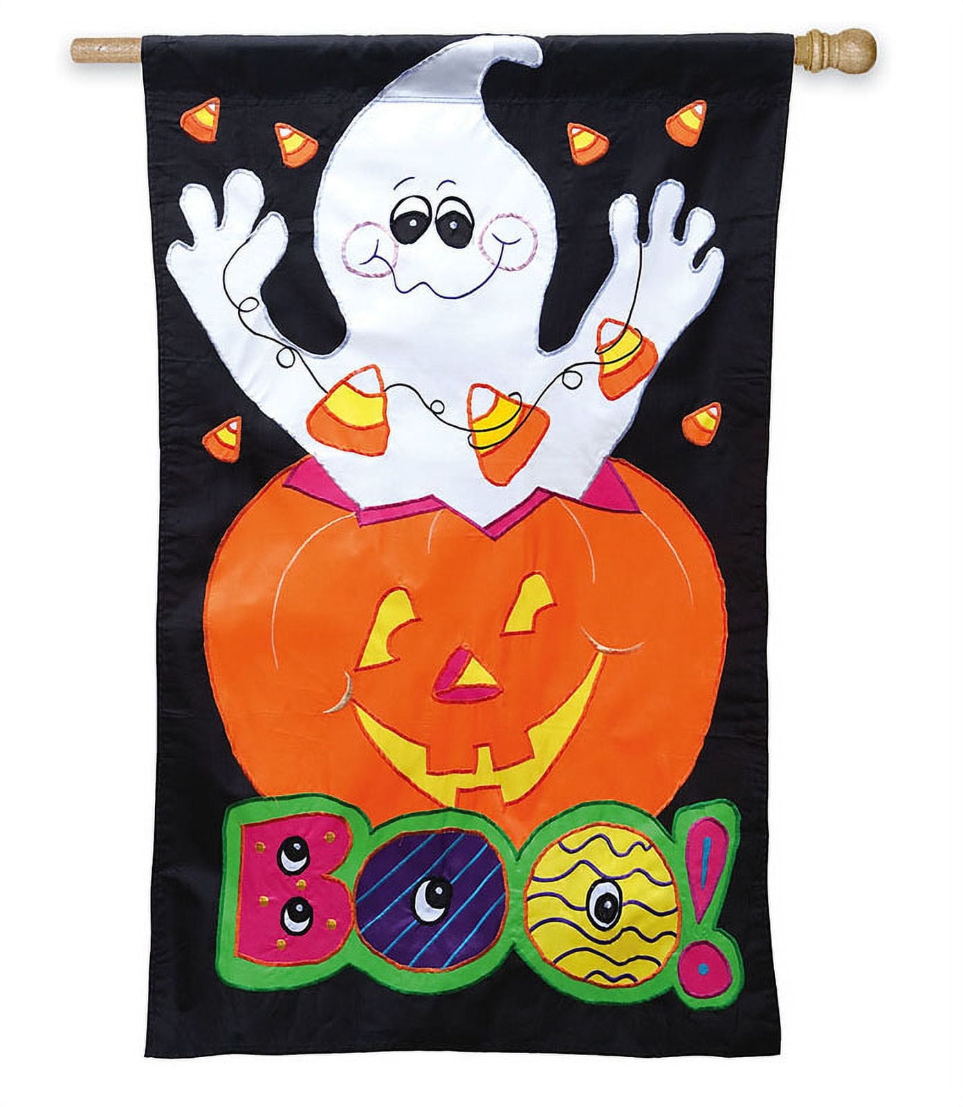 Flag, Garden Size Flag, Boo Ghost - Walmart.com
