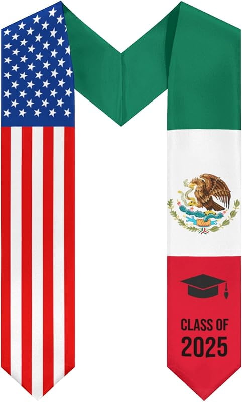 Flag Graduation Sash Graduation Stole Class of 2025 for Graduation's ...