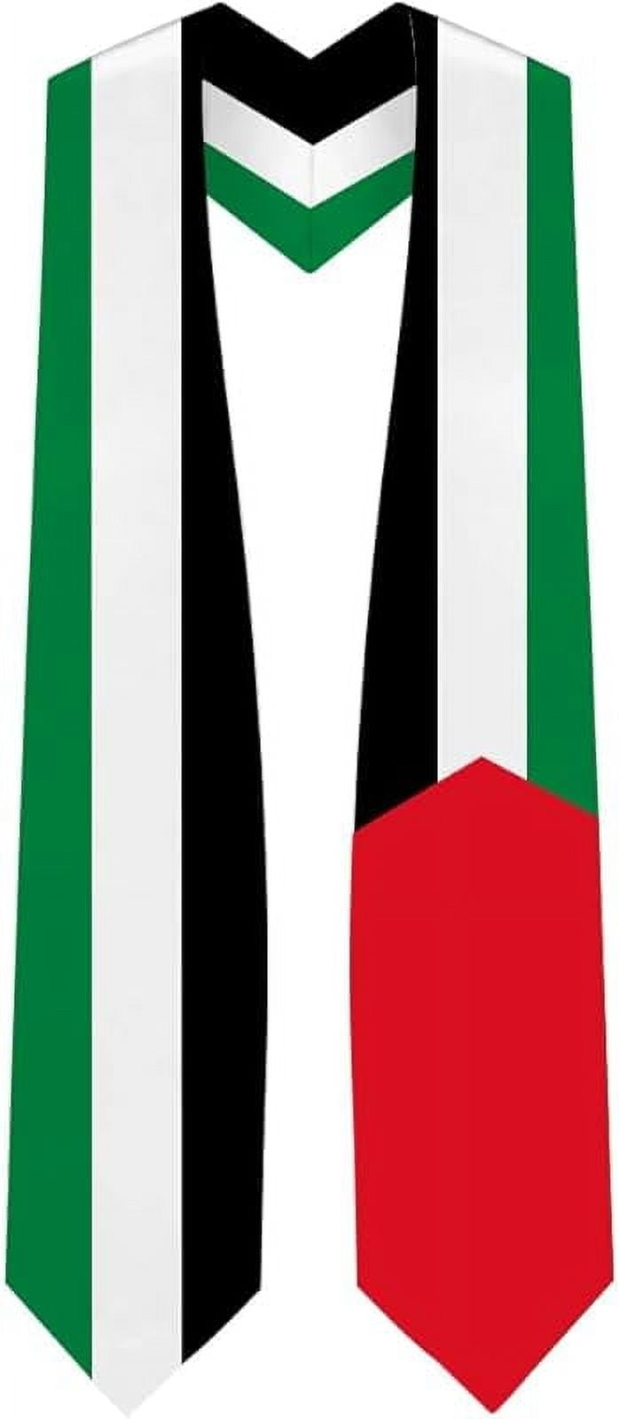 Flag Graduation Stole - Length & Width Fits All Body Types - Study ...