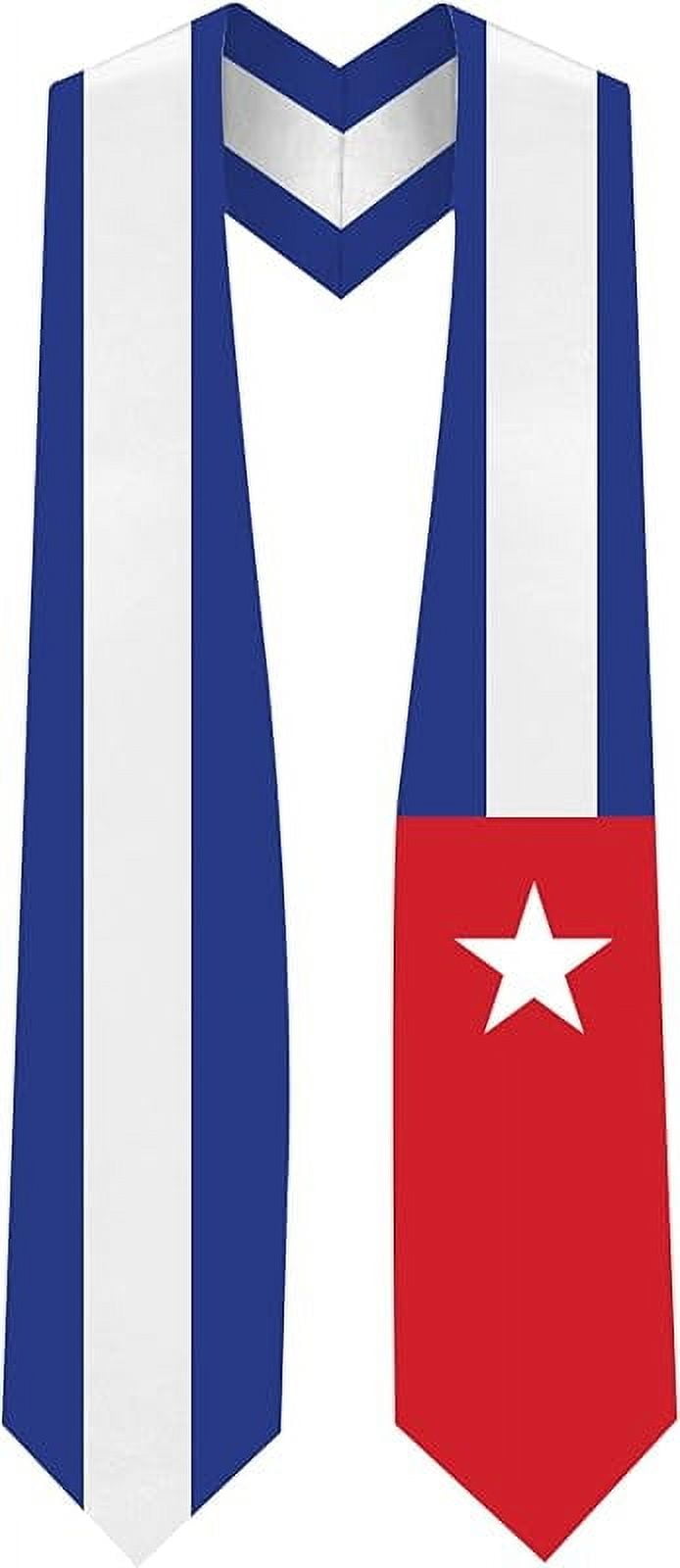 Flag Graduation Stole - Length & Width Fits All Body Types - Study ...