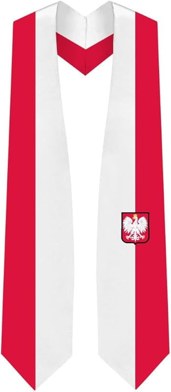 Flag Graduation Stole - Length & Width Fits All Body Types - Study ...