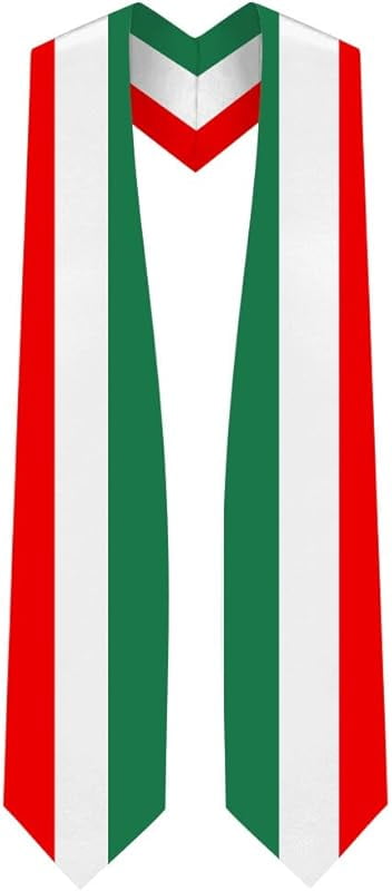 Flag Graduation Stole - Length & Width Fits All Body Types - Study ...