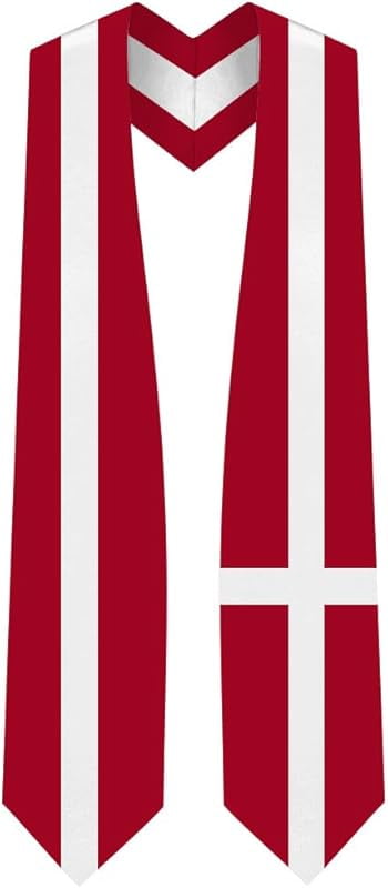 Flag Graduation Stole - Length & Width Fits All Body Types - Study ...