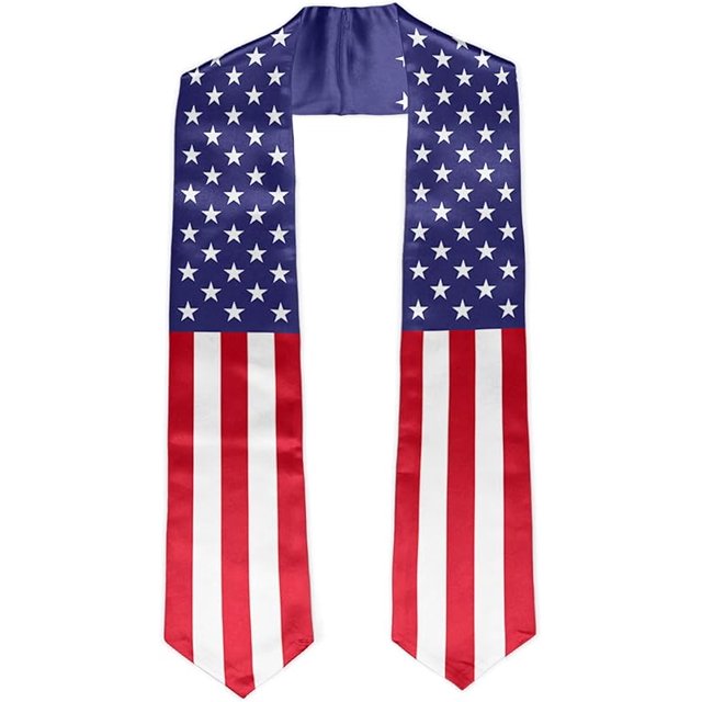Flag Graduation Stole Unisex Graduation Sash Honor Stole for Graduation ...