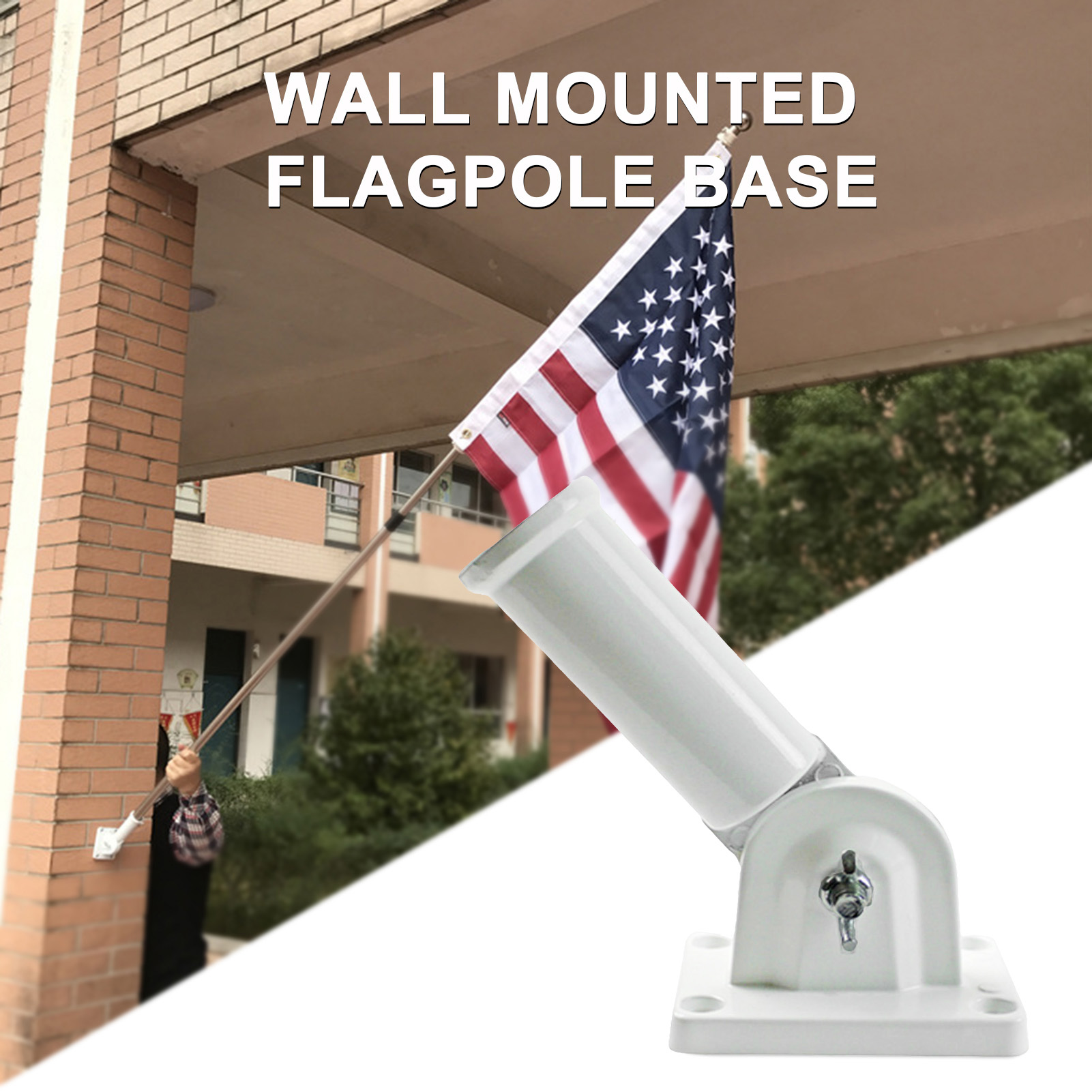 Flag Holder 180 Degree Adjustable Wind Resistance Reinforced Stready ...