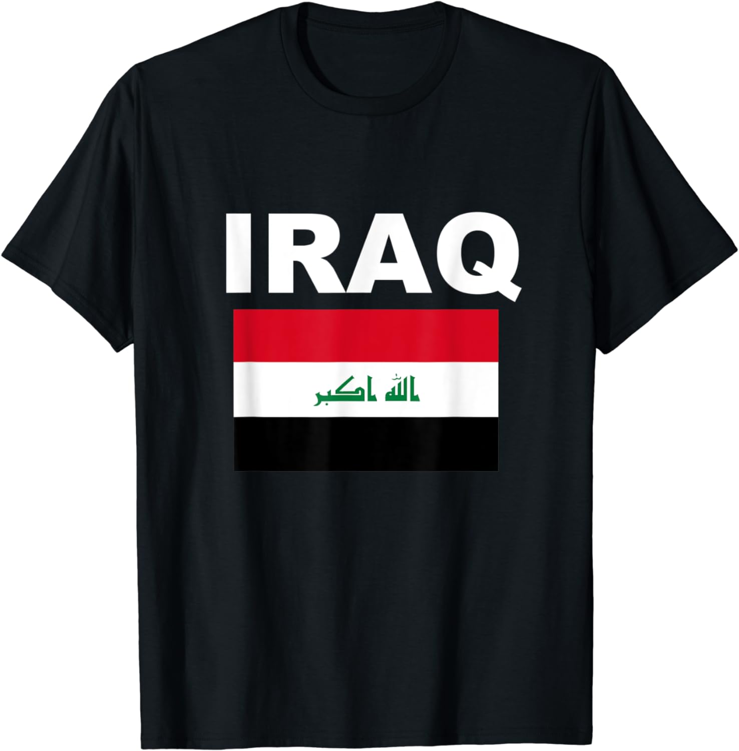 Flag Iraq T-Shirt Cool Iraqi Pride Flags Jersey Gift Tee - Walmart.com