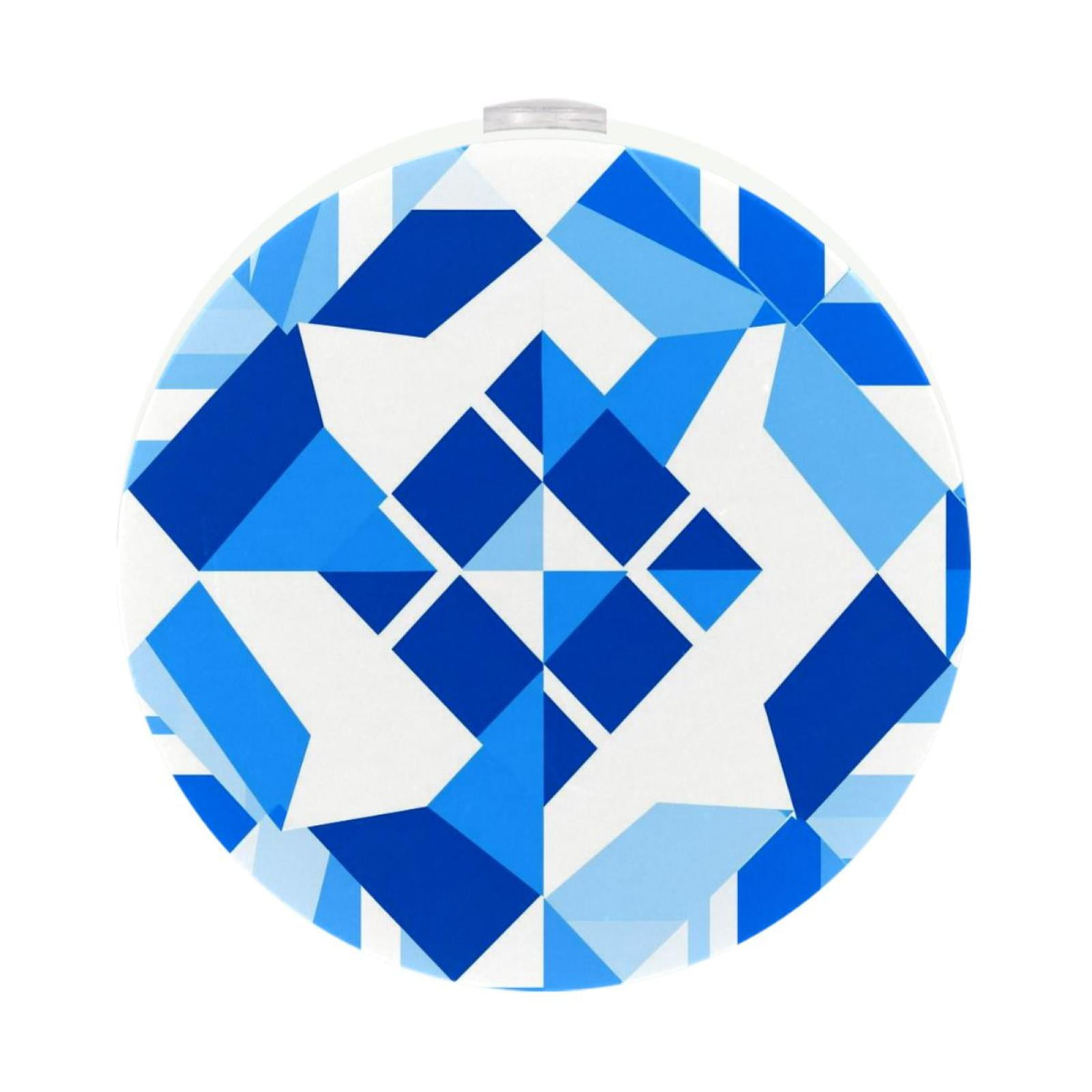 Flag of Israel LED Round Night Light (2PCS) – Energy Efficient Plug-in ...