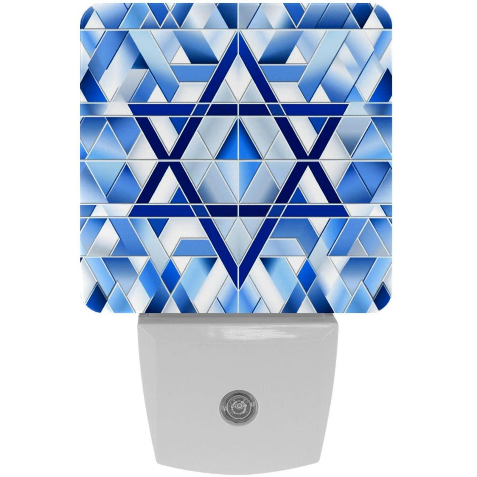 Flag of Israel LED Square Night Lights - Energy Efficient Bedside Lamp ...