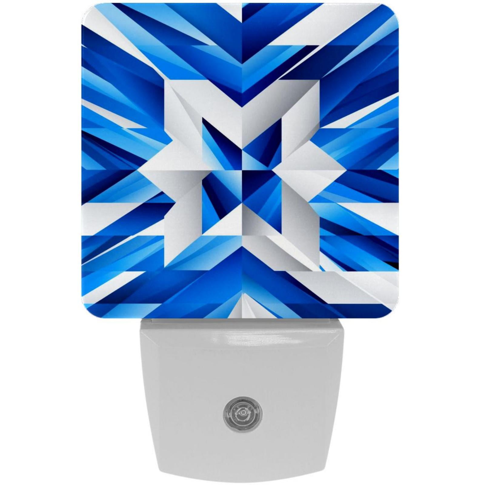 Flag of Israel LED Square Night Lights - Energy Efficient Plug-in Wall ...