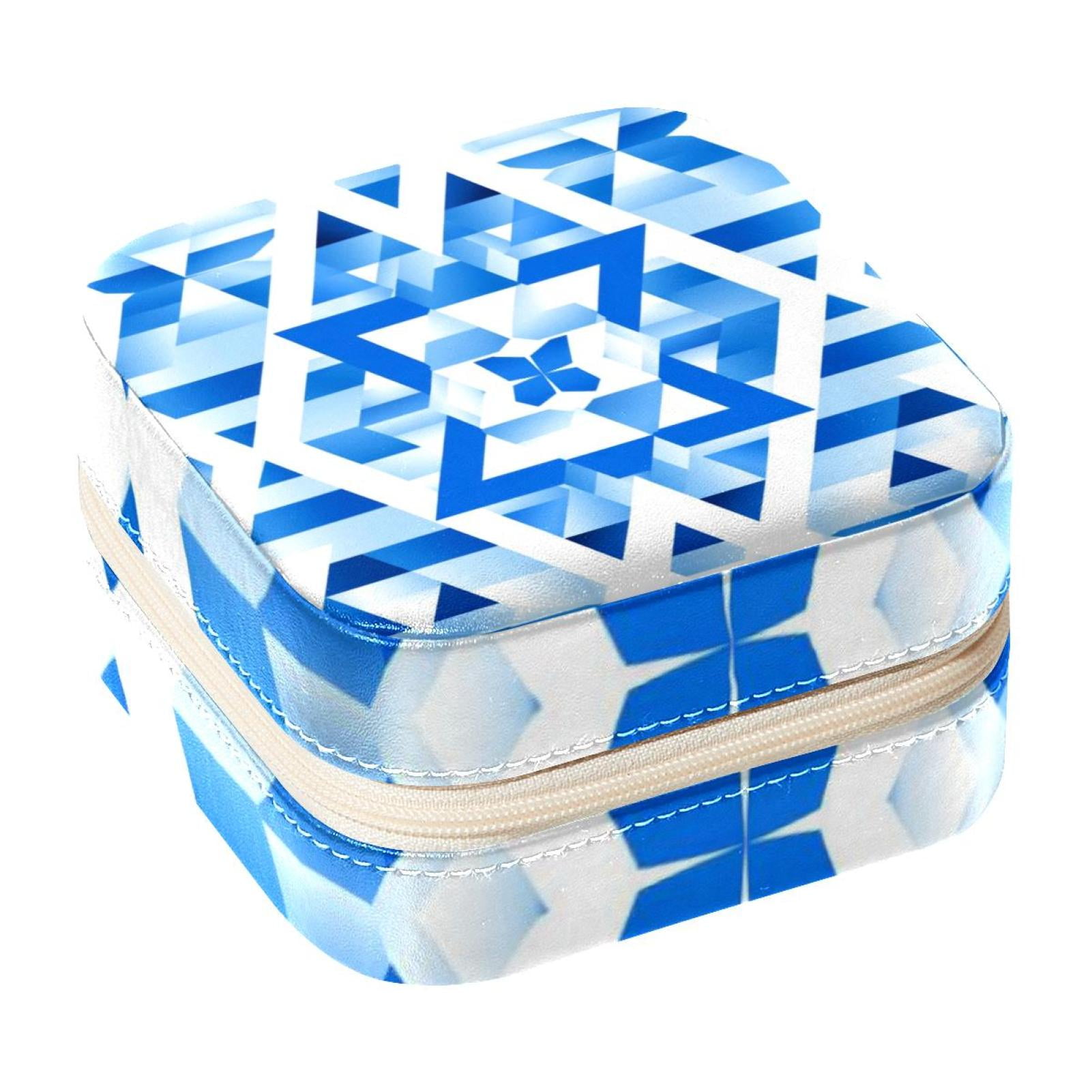 Flag of Israel Travel Portable Square Jewelry Display and Decorative ...