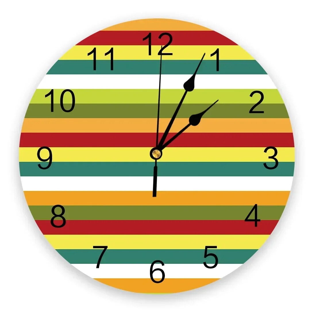 Flag Lgbt Pride 3d Wall Clock Modern Design Farmhouse Decor Kitchen ...