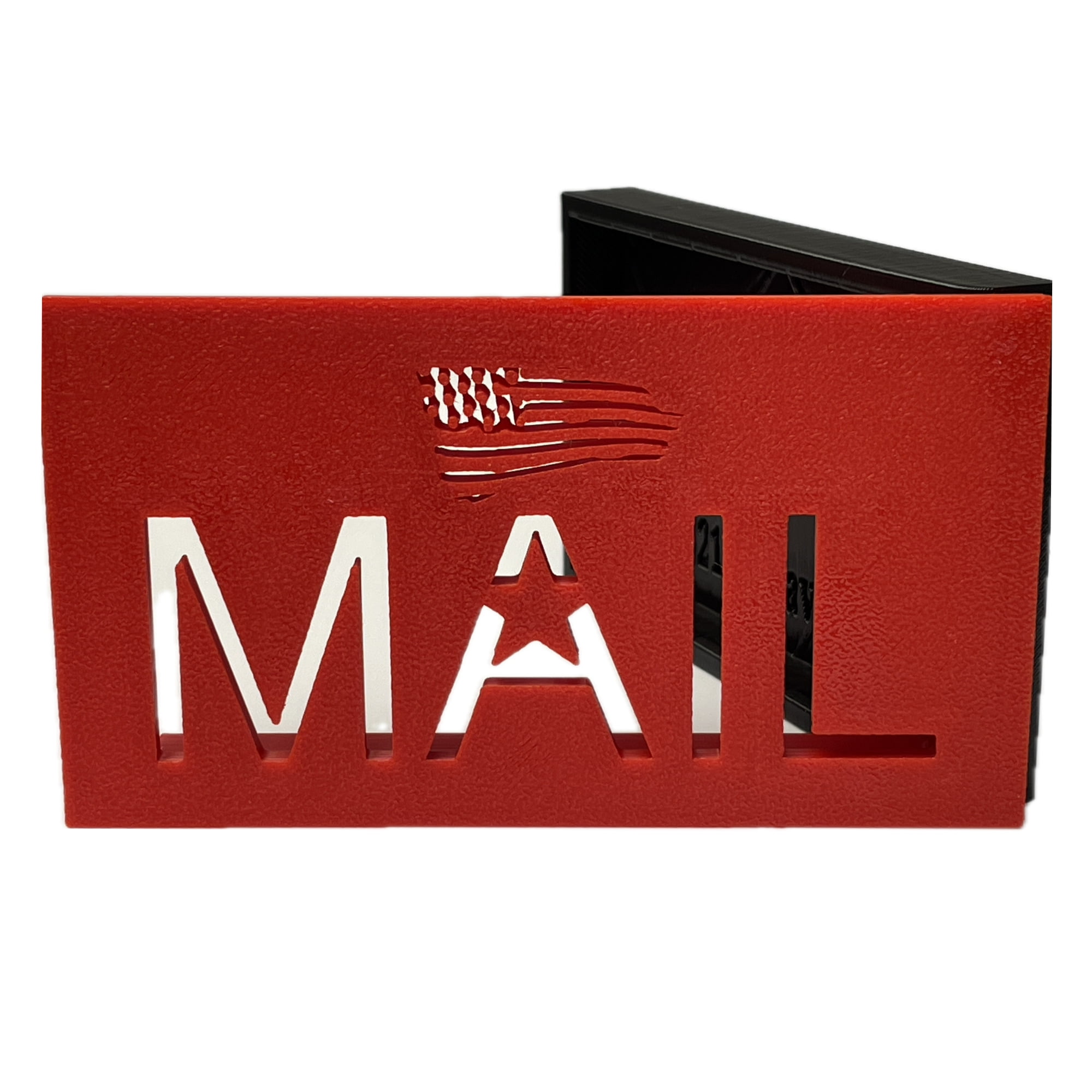 Flag + MAIL Mailbox Flag | Weatherproof & Easy Install for Brick ...