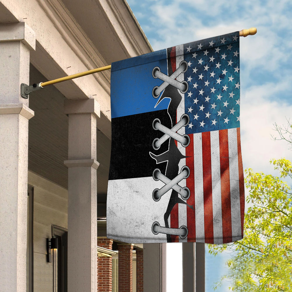 Flag Made In America With Estonian Parts Estonian American Friendship ...