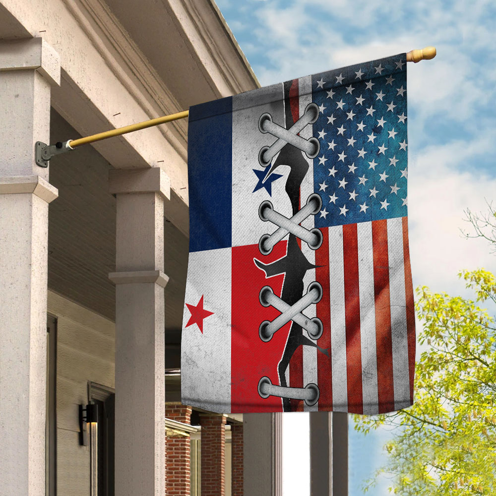 Flag Made In America With Panamanian Parts Panamanian American ...