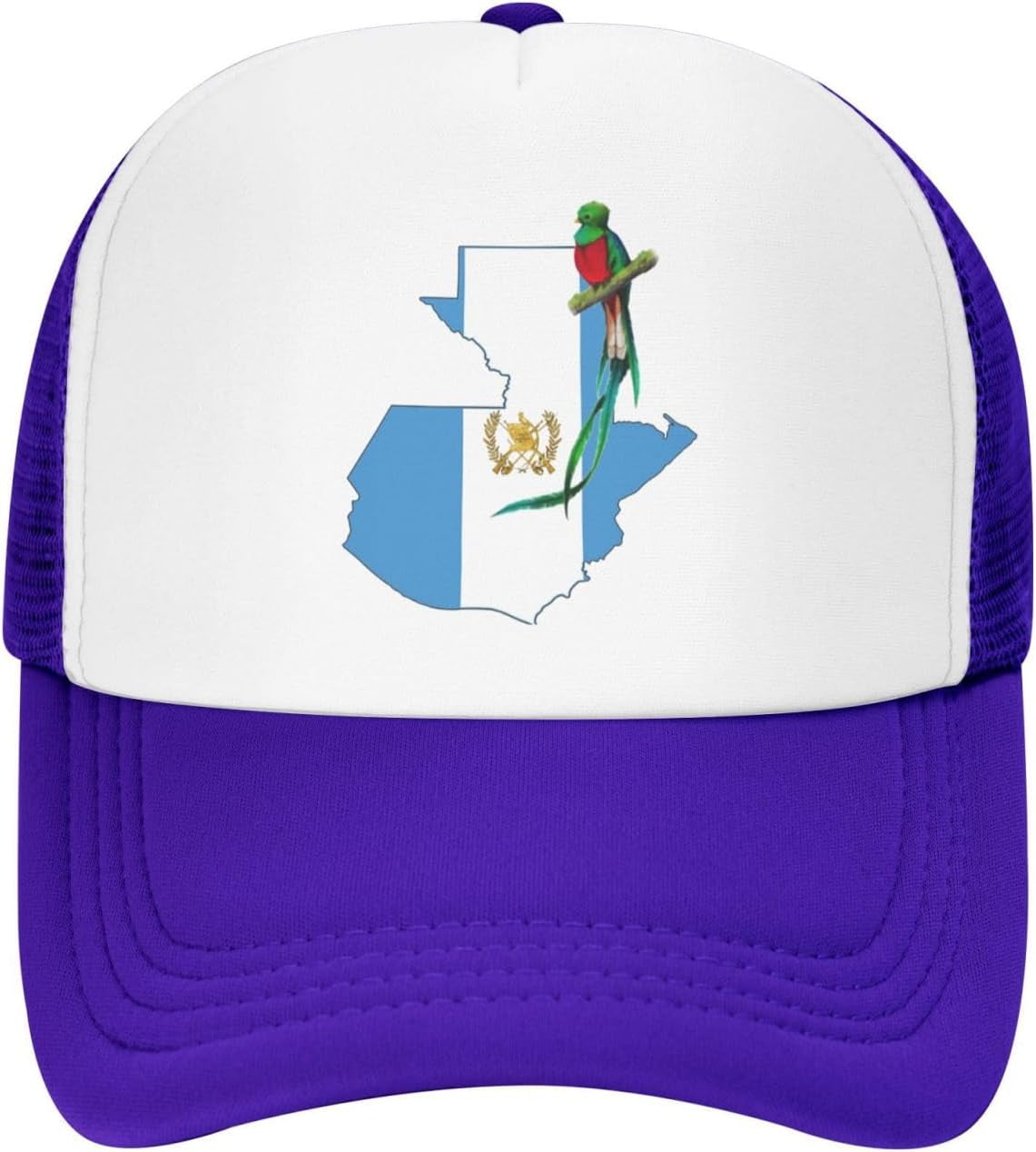 Flag Map and Quetzal Bird of Guatemala Trucker Hat,Baseball Golf Dad ...
