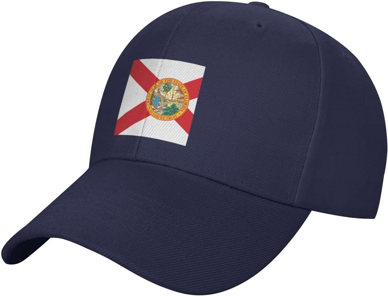 Flag Map of Florida Trucker Baseball Cap for Men Women Golf Hats ...