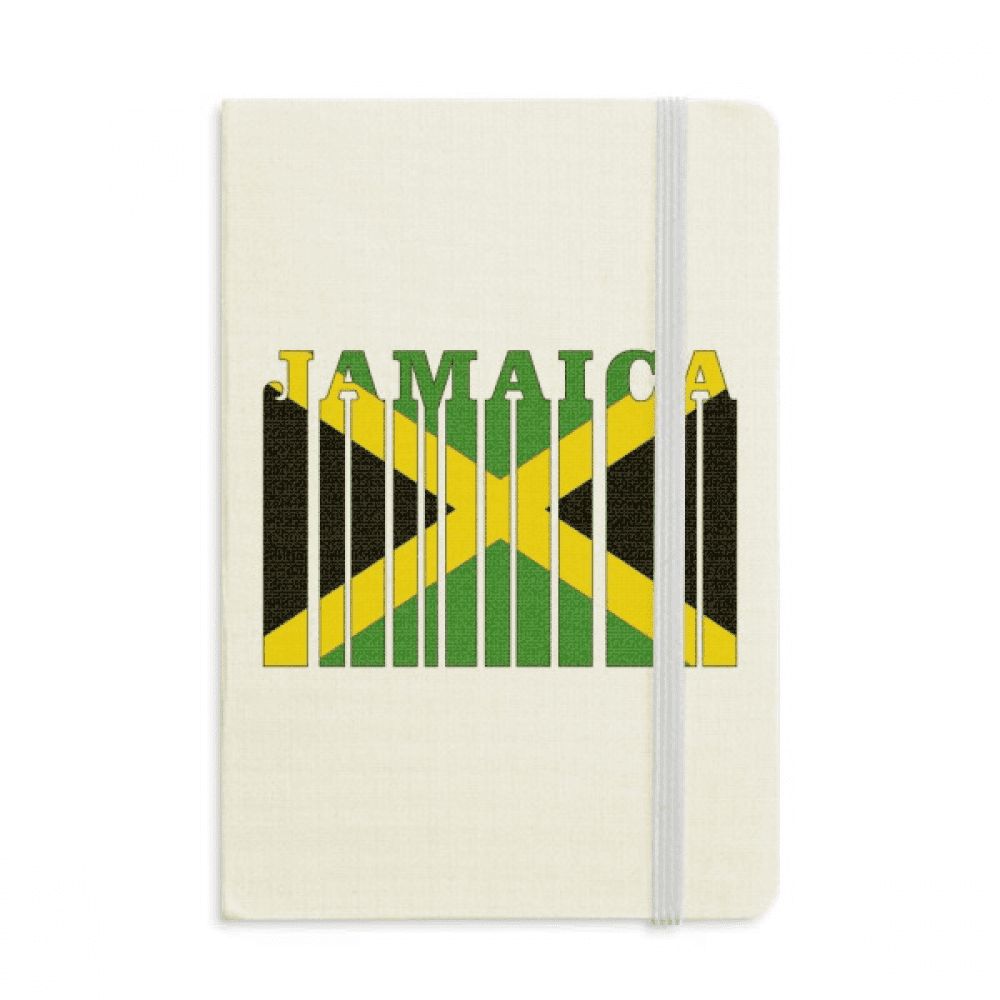 Flag National Jamaica Art Deco Fashion Notebook Official Fabric Hard ...