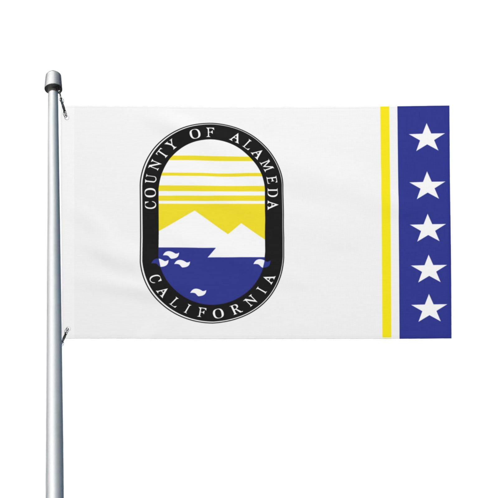 Flag Of Alameda County, California, Heavy Duty Polyester Falgs, Double ...