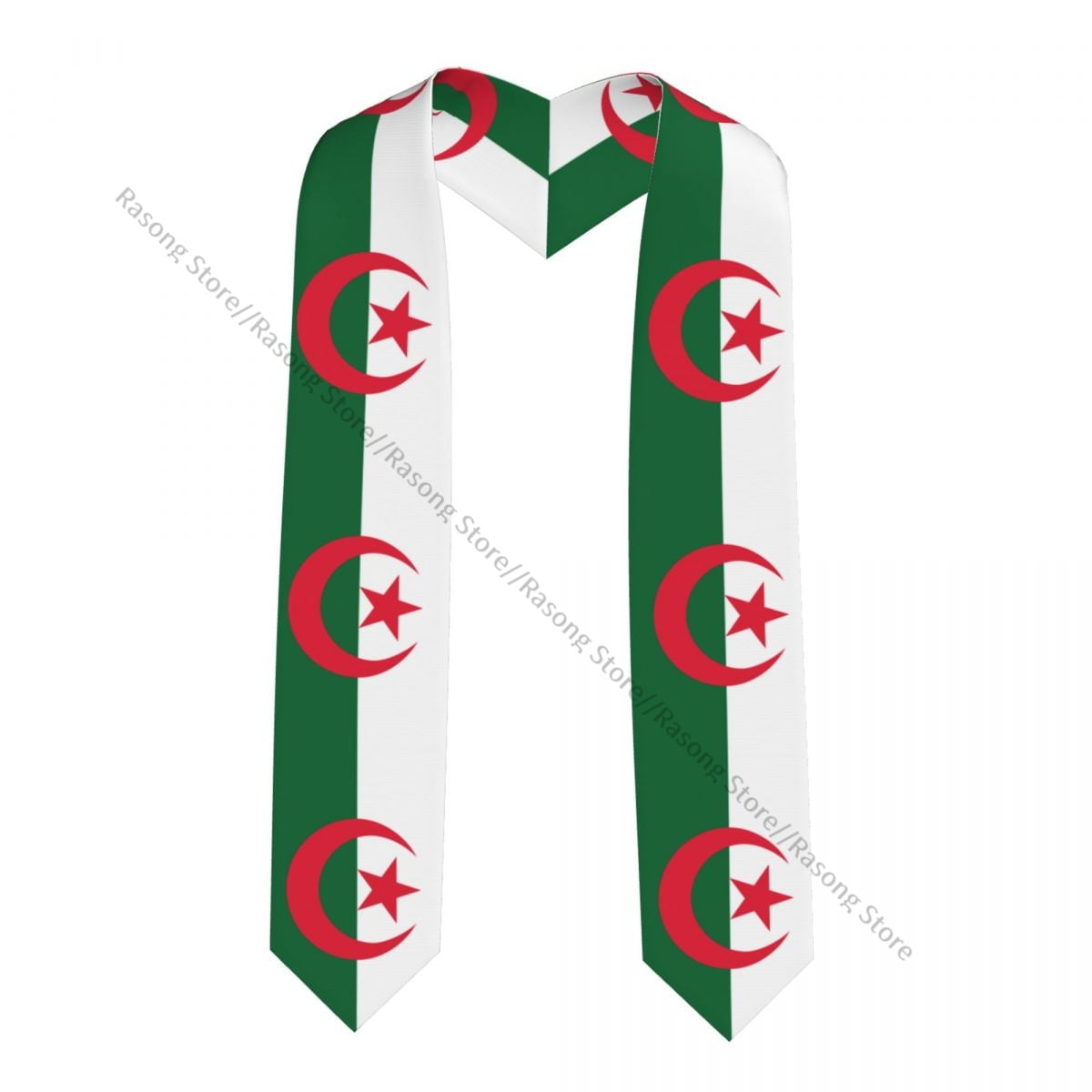Flag Of Algeria Unisex Adult Graduation Stole Shawl for Academic ...