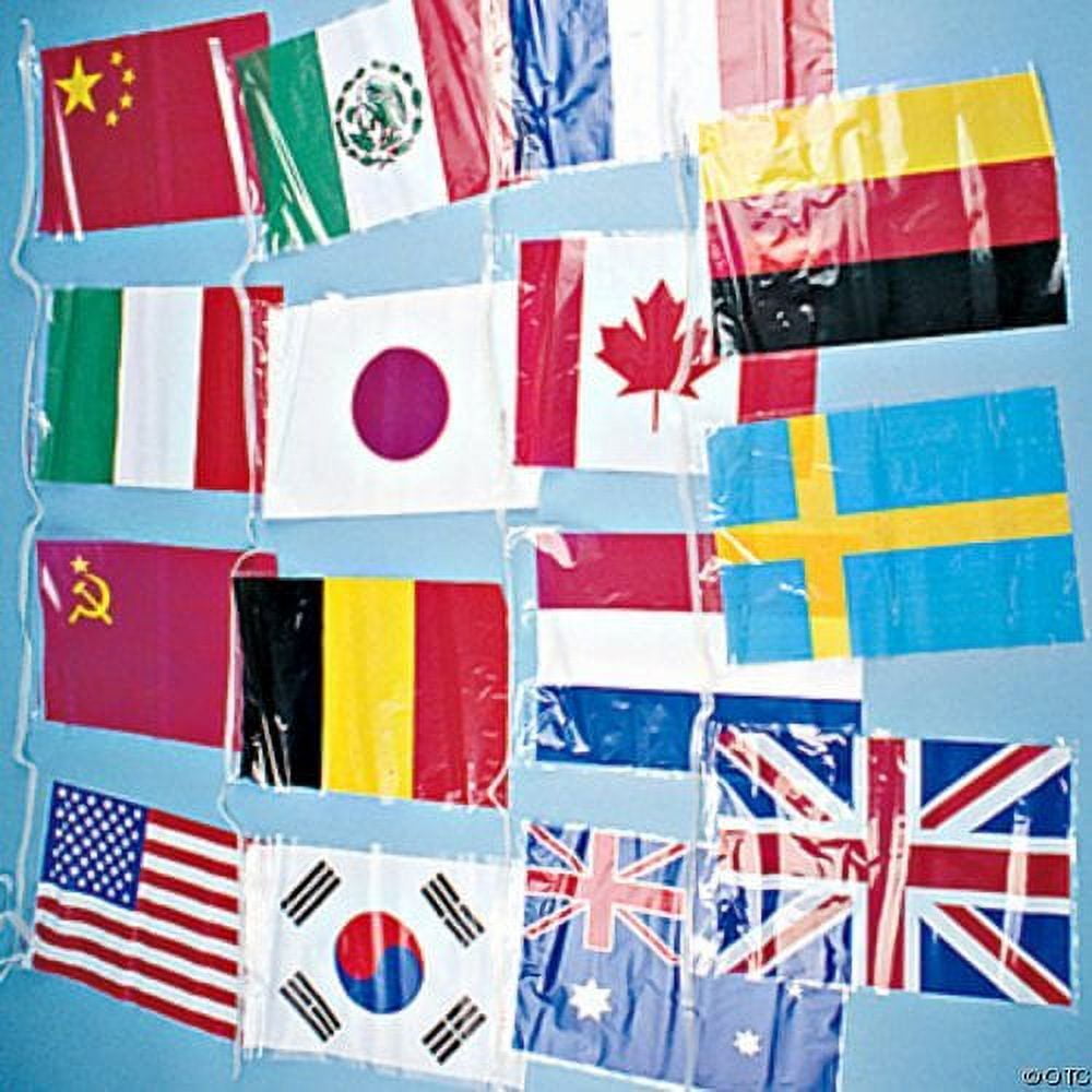 Flag Of All Nations Line Of Flags - Party Decor - 1 Piece - Walmart.com
