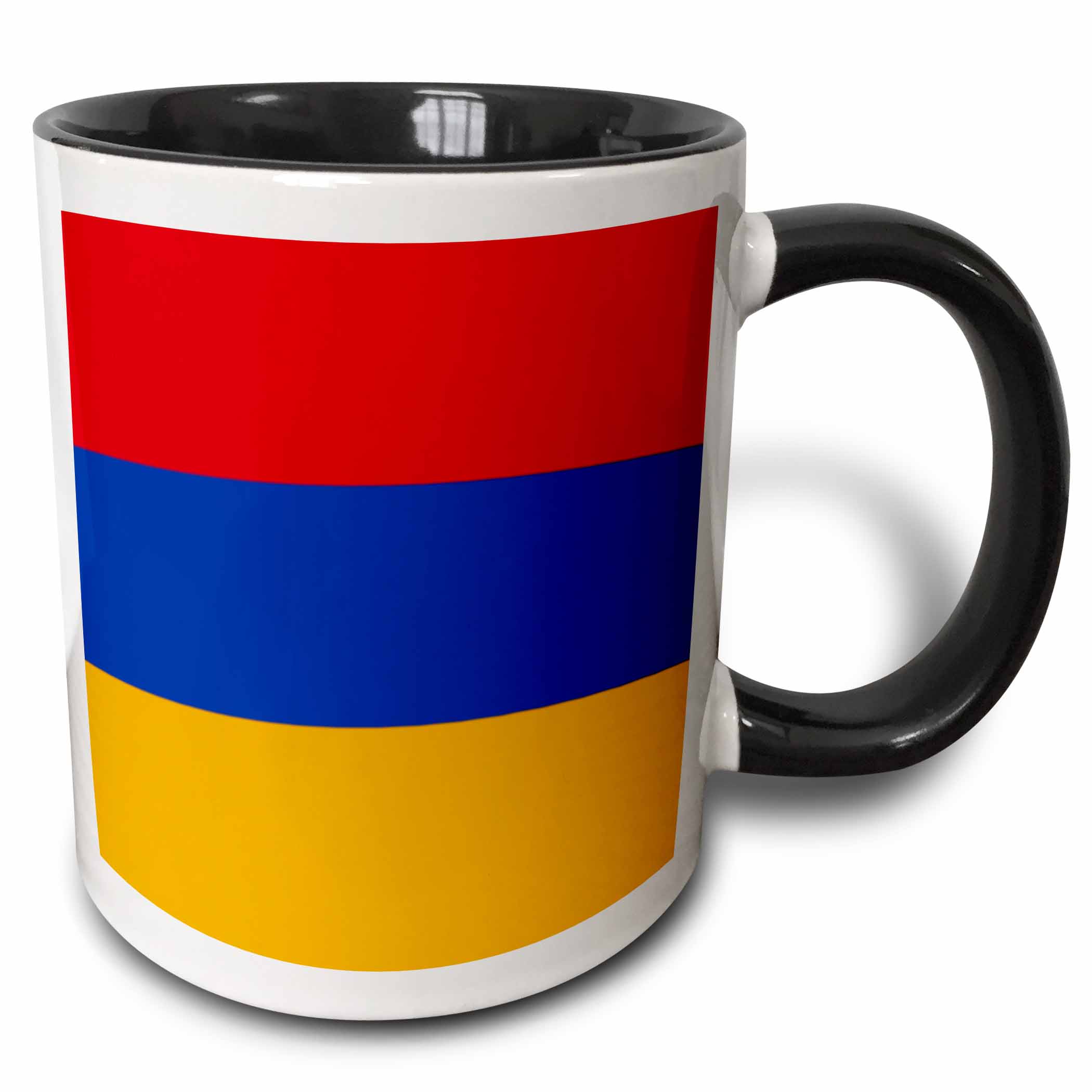 3drose, Flag of Armenia - Armenian Color Stripes Red Blue Orange ...