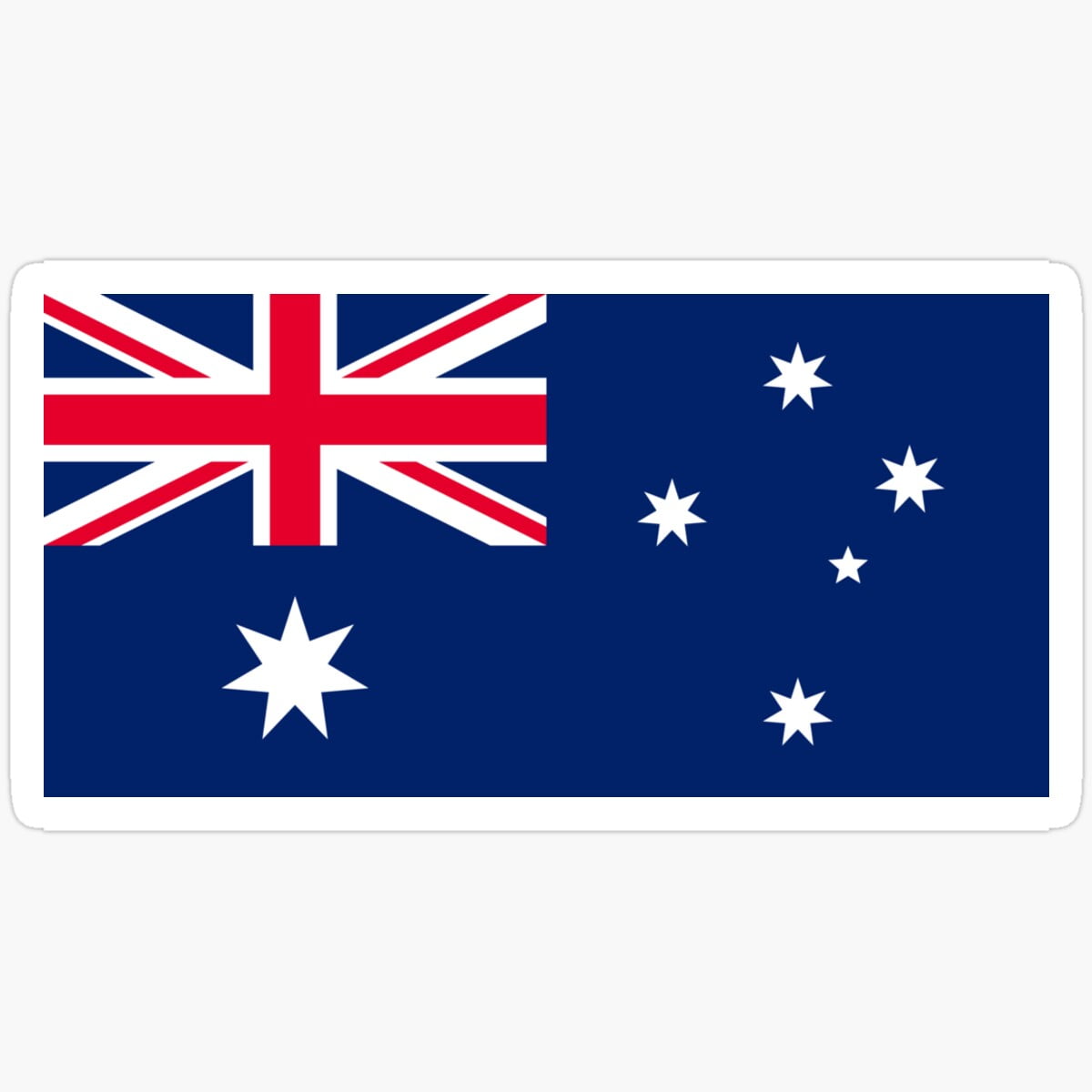 Flag Of Australia Sticker. Gift For You - Decorate Laptops, Water ...
