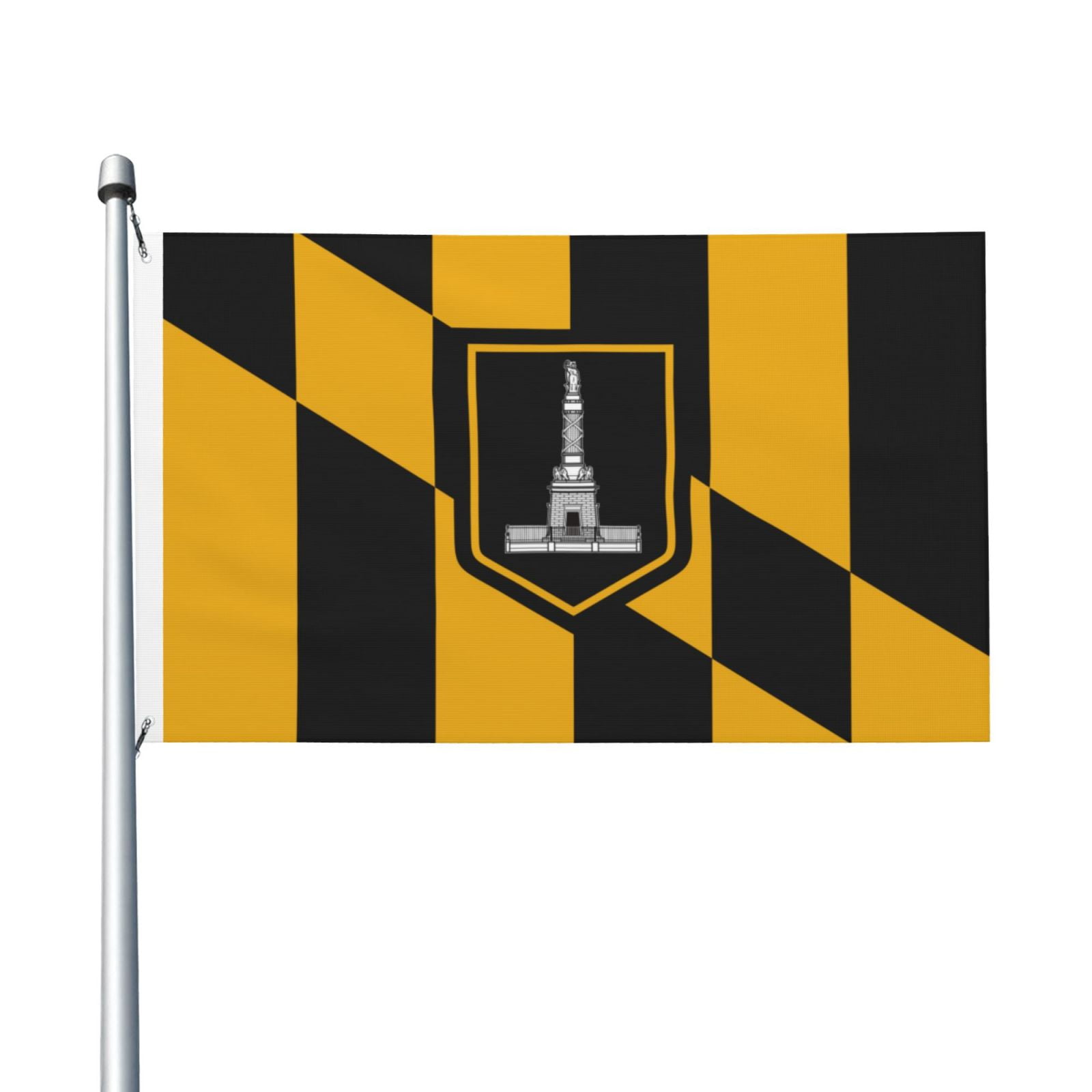 Flag Of Baltimore, Maryland, Heavy Duty Polyester Falgs, Double Sided ...