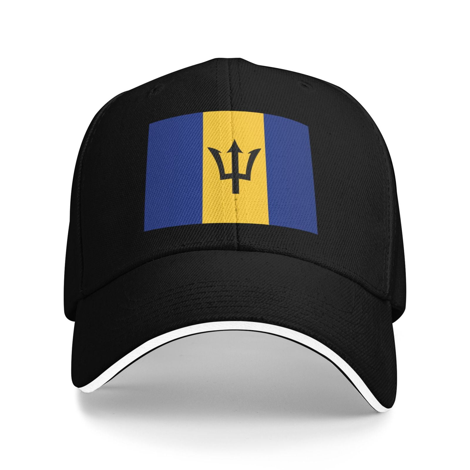 Flag Of Barbados Unisex Adult Baseball Caps Adjustable Casquette Dad ...