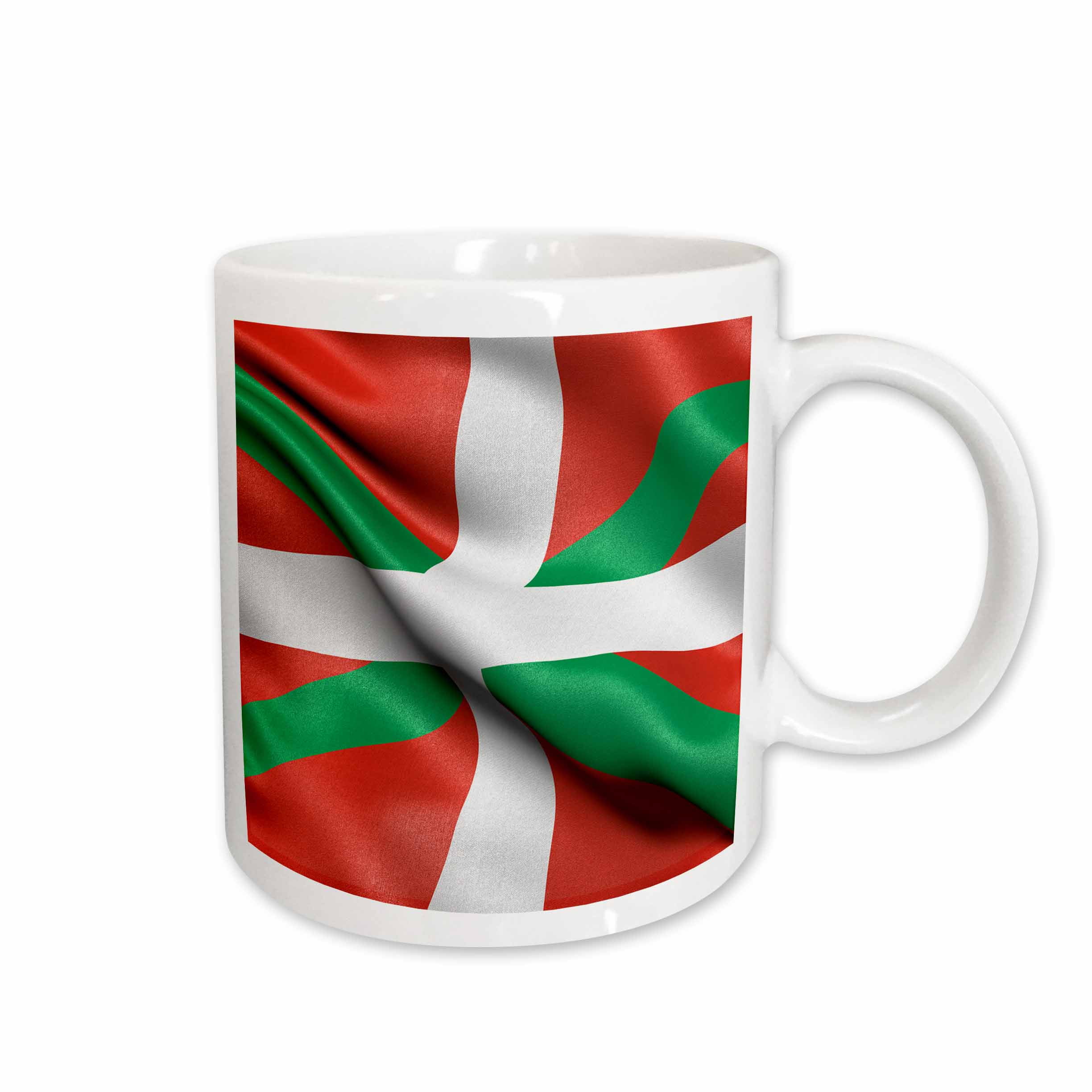 3drose, Flag of Basque Country Waving in the Wind, 15oz Mug - Walmart.com