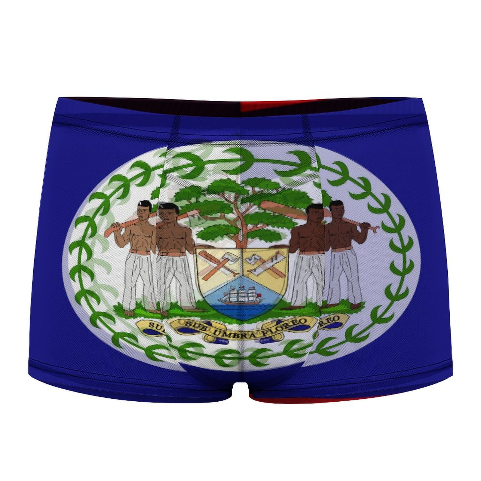 Flag Of Belize Men's Mesh Boxer Briefs Cooling Breathable Sports ...