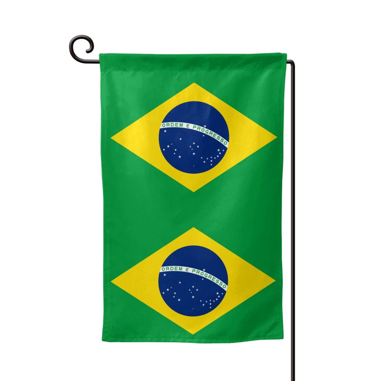 Flag Of Brazil Garden Flag Double Sided Flags with Vivid Color for Yard ...