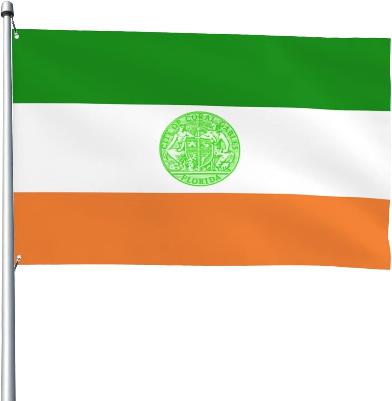 Flag Of Coral Gables, Florida Flag 4x6 Ft Heavy Duty Durable Outdoor ...